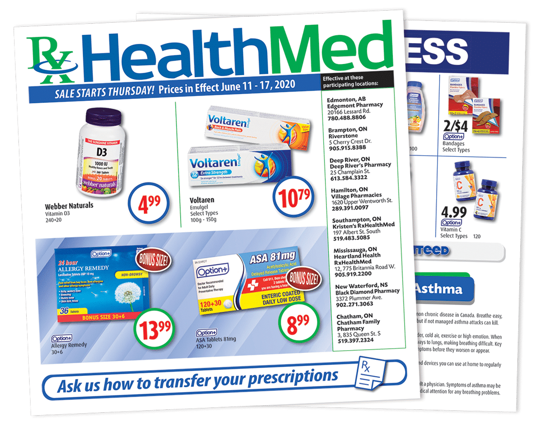 Explore Your Local Weekly RxHealthMed E-Flyer Online